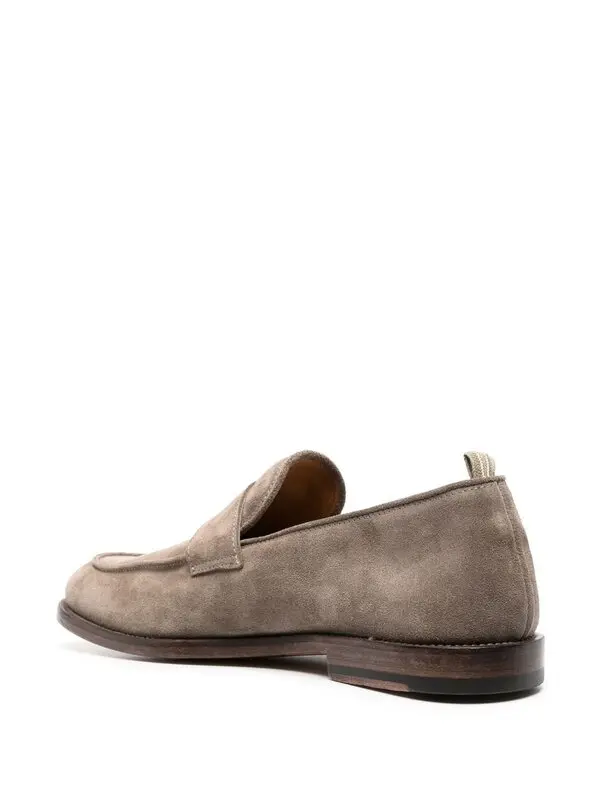 Officine Creative Suede Slip-on Loafers