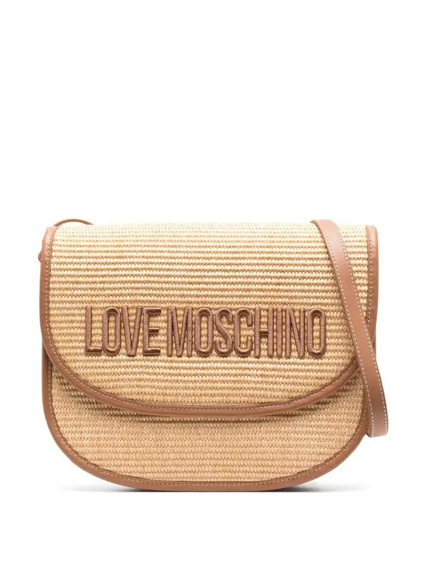 Moschino Madame Embroidered Shoulder Bag