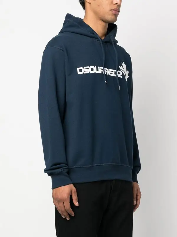 Dsquared2 Logo-print Long-sleeve Hoodie