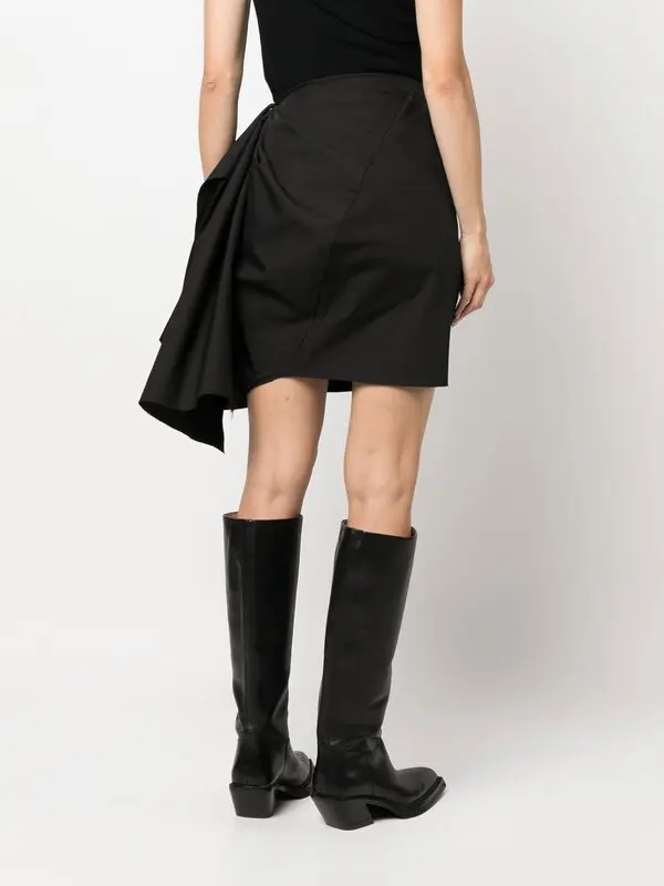Rick Owens Draped Mini Skirt