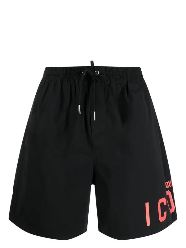 Dsquared2 Logo Print Swim Shorts