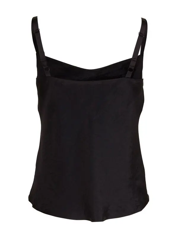 Vince Cowl-neck Cami Top - Black