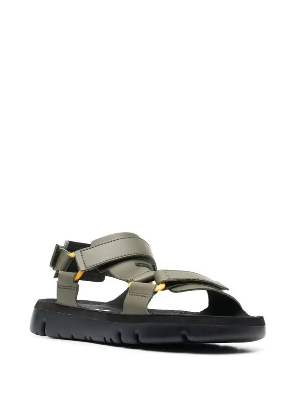 Camper Oruga Touch-strap Sandals - Green