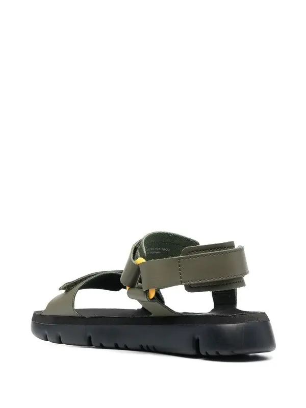 Camper Oruga Touch-strap Sandals - Green