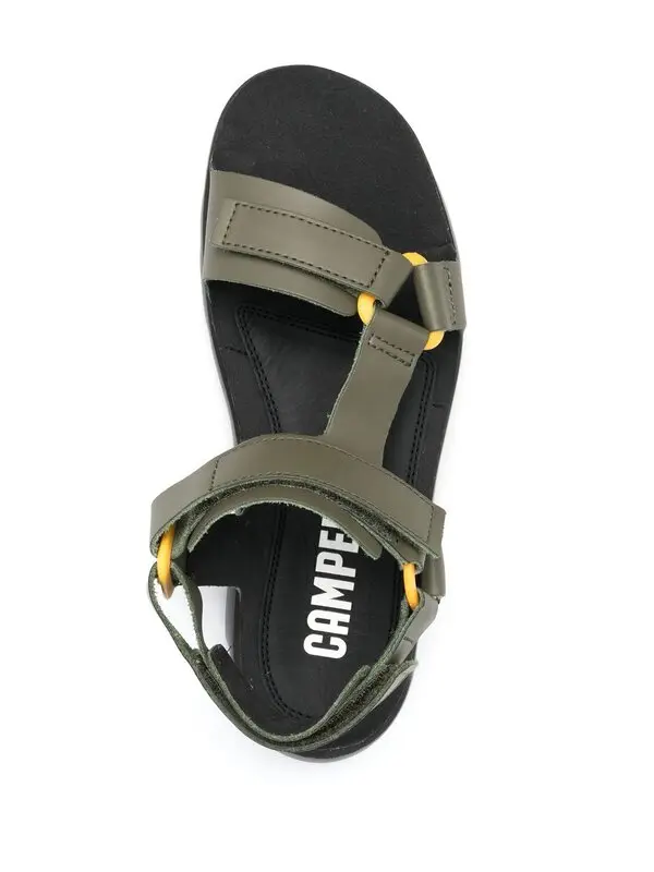 Camper Oruga Touch-strap Sandals - Green