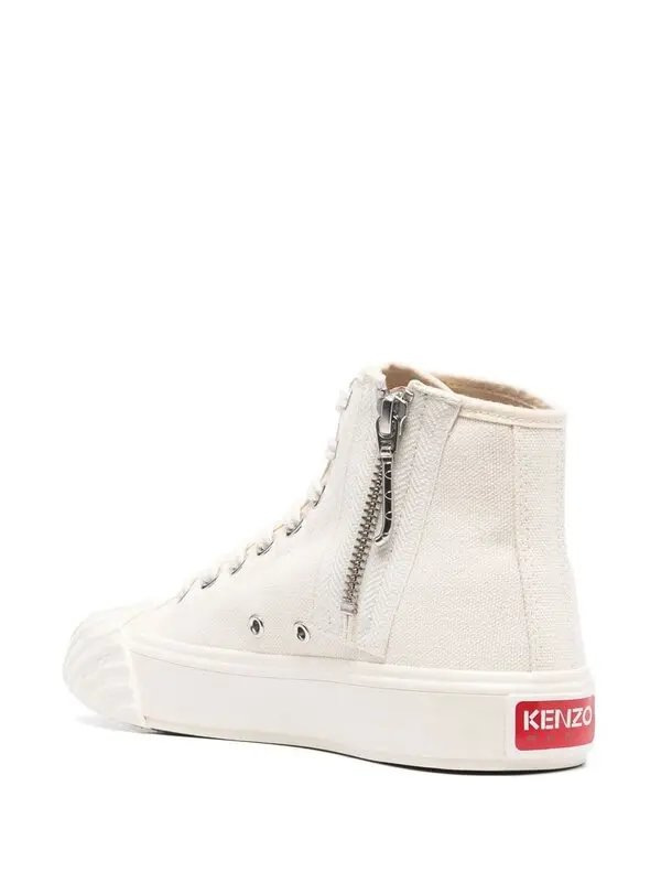 Kenzo Embroidered Logo High-top Sneakers