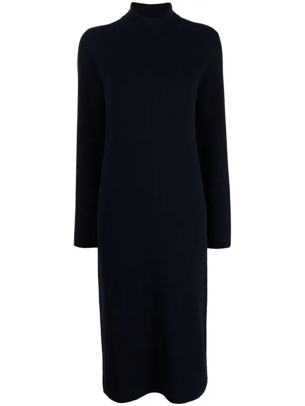 ONEFIFTEEN Ribbed-knit Roll Neck Dress