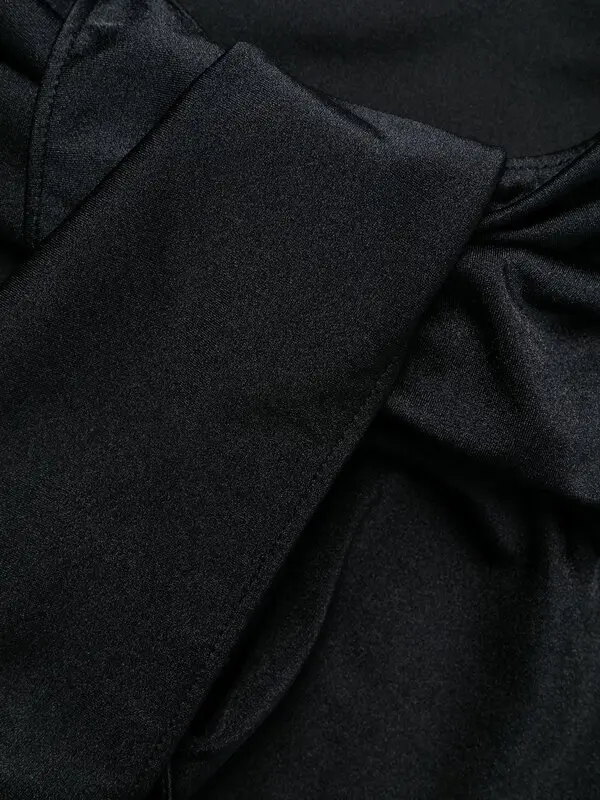 Coperni Twisted Cut-out Bodysuit - Black