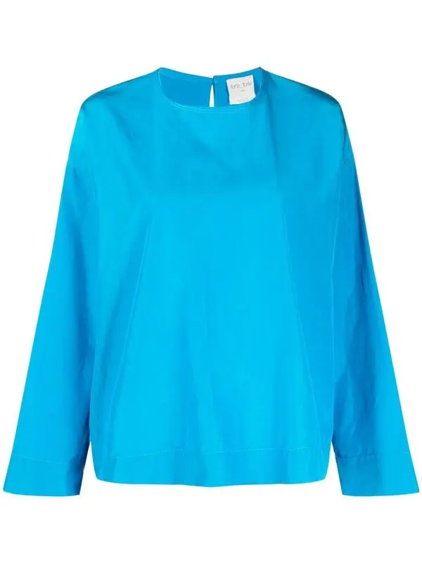 FORTE_FORTE Boxy Long-sleeve Blouse