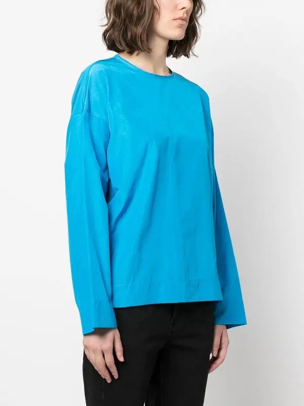 FORTE_FORTE Boxy Long-sleeve Blouse