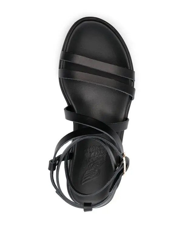 ANCIENT GREEK SANDALS 40mm Aristea Strappy Sandals - Black