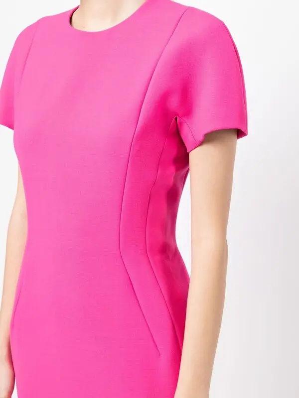 Victoria Beckham Tailored Midi Dress - Pink