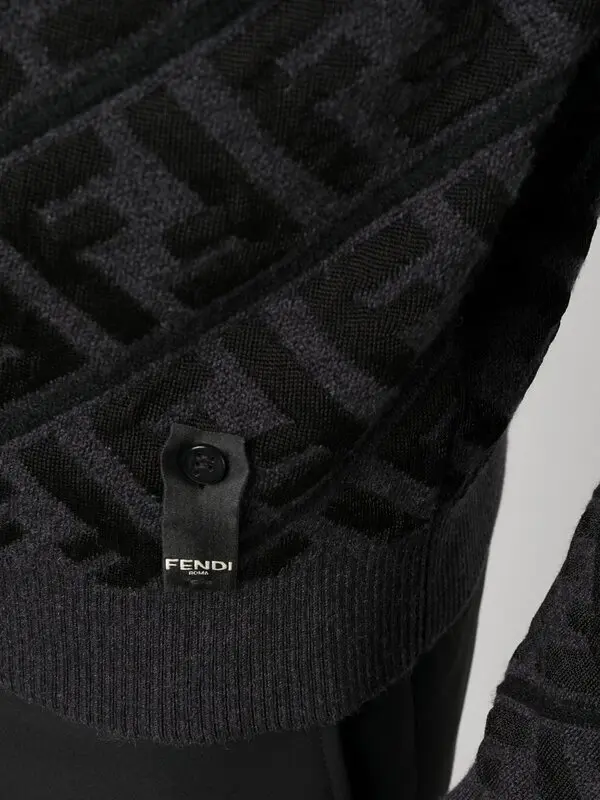 Fendi Ff Monogram-pattern Jumper