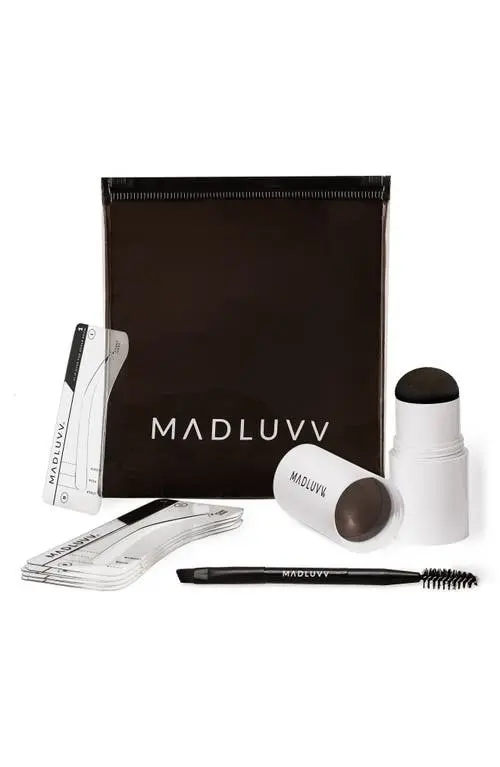MADLUVV Brow Stamp Kit - Dark Brown