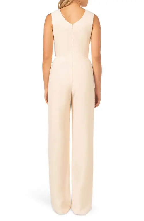 Dress The Population Sandra Jumpsuit - Cream