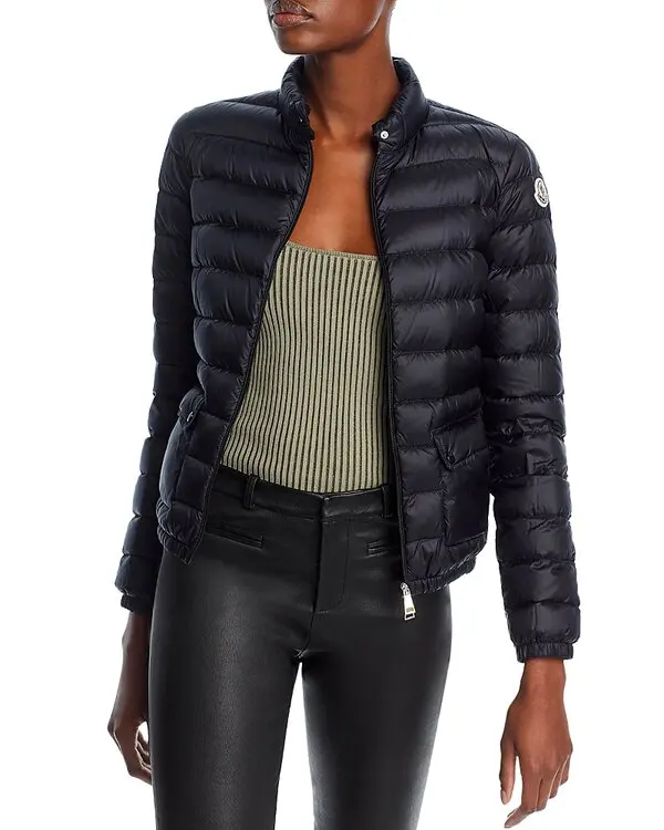 Moncler Lans Puffer Jacket Black Editorialist