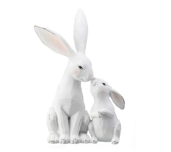 VALERIE PARR HILL Bunny Kissing Baby 10.5' Valerie - One-color