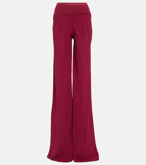 Rick Owens Bias Oversized Wide-leg Pants - Pink