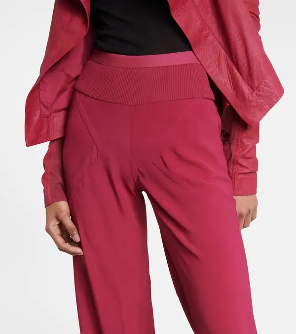 Rick Owens Bias Oversized Wide-leg Pants - Pink