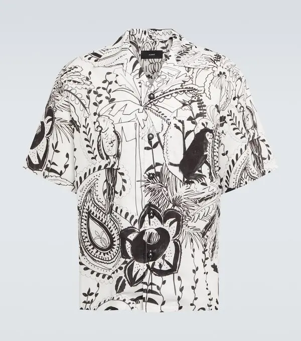 Alanui Oasis Of Imagination Bowling Shirt