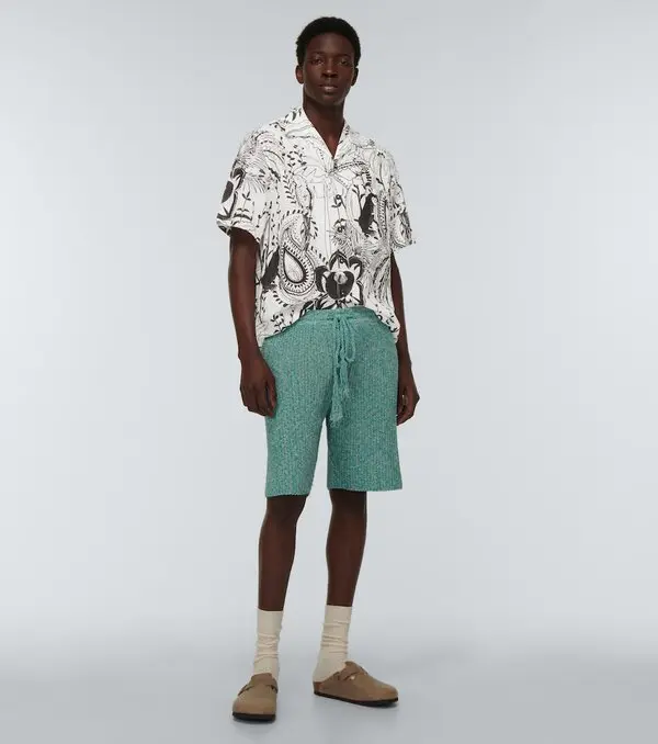 Alanui Oasis Of Imagination Bowling Shirt