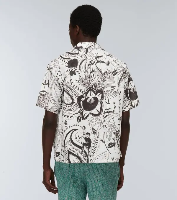 Alanui Oasis Of Imagination Bowling Shirt
