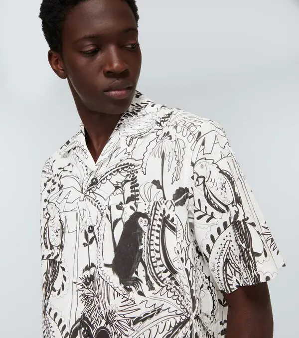 Alanui Oasis Of Imagination Bowling Shirt