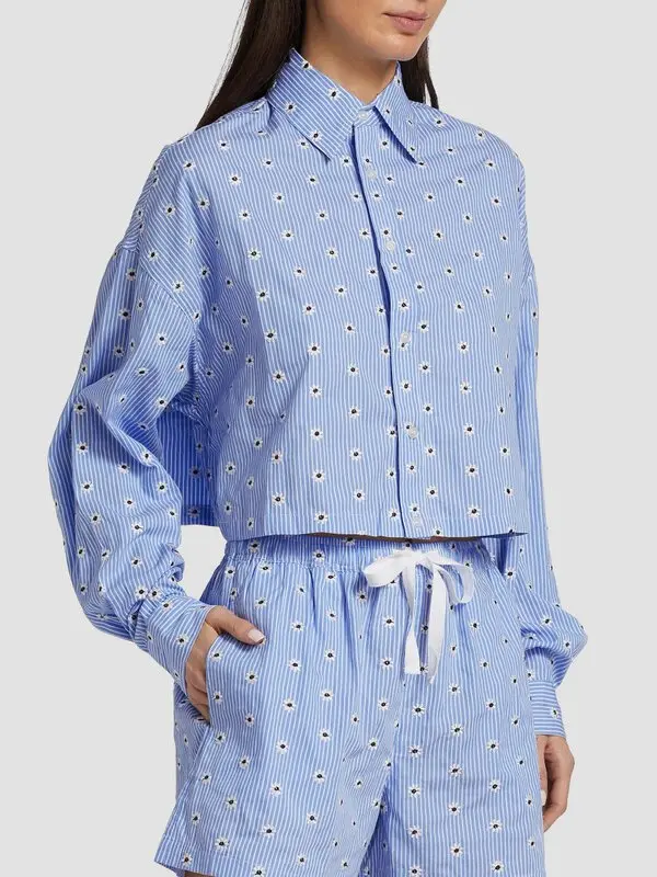 BLANCA VITA Thomas Cropped Shirt