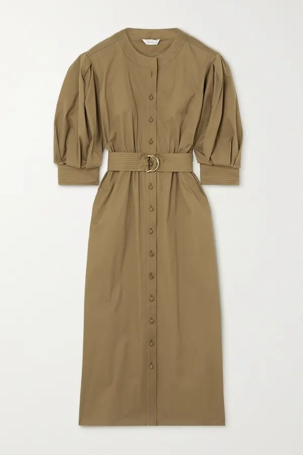 Max Mara Ughetta Belted Midi Shirt Dress
