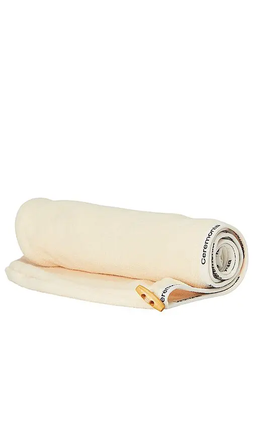 CEREMONIA Microfiber Hair Towel - Cream
