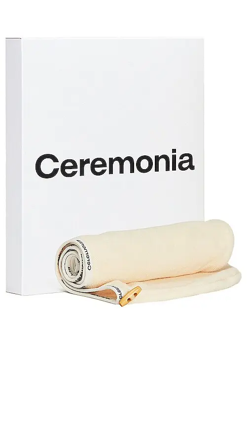 CEREMONIA Microfiber Hair Towel - Cream