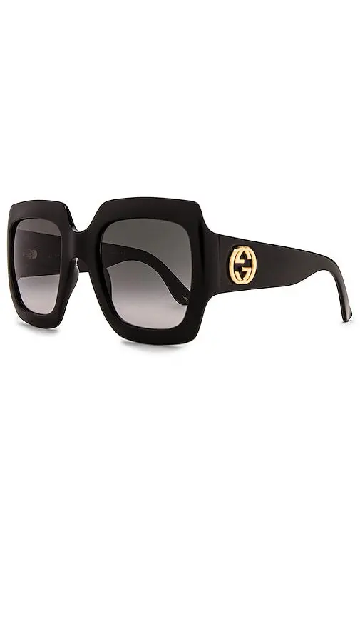 Gucci Pop Web Square Sunglasses