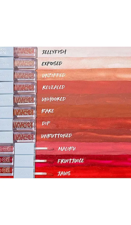 KOSAS Wet Lip Oil Plumping Treatment Gloss - Revealed