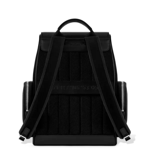 Rimowa Never Still Canvas Flap Backpack - Black | Editorialist