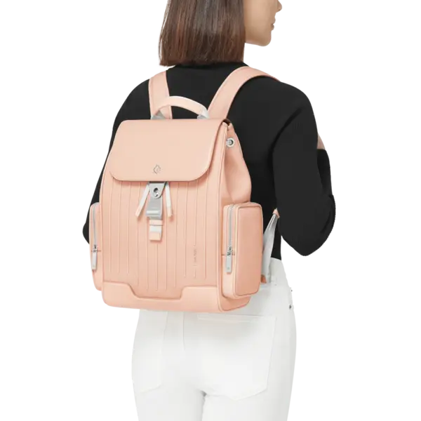 Rimowa Never Still Canvas Flap Backpack - Petal | Editorialist