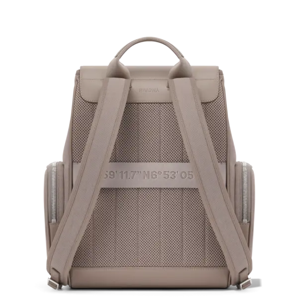 Rimowa Never Still Canvas Flap Backpack - Taupe_beige | Editorialist