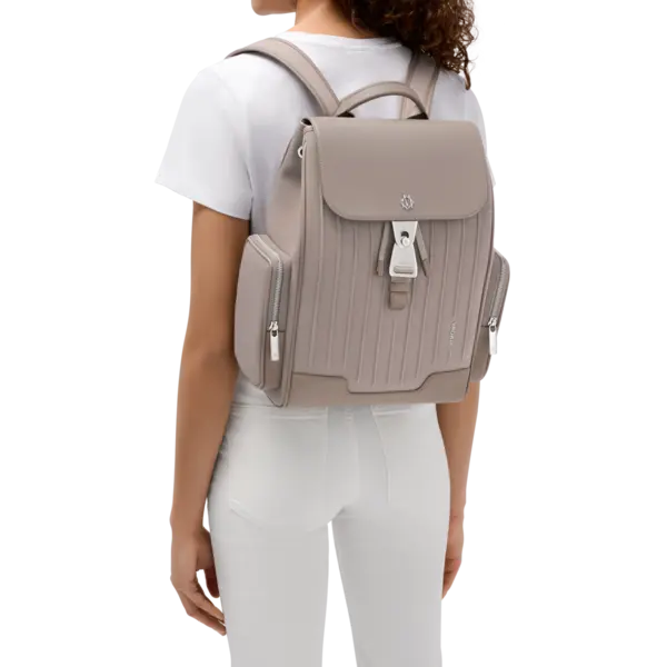 Rimowa Never Still Canvas Flap Backpack - Taupe_beige
