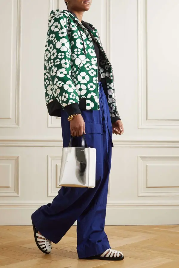 Marni Carhartt Wip Embroidered Floral-Print Cotton-Canvas Hooded