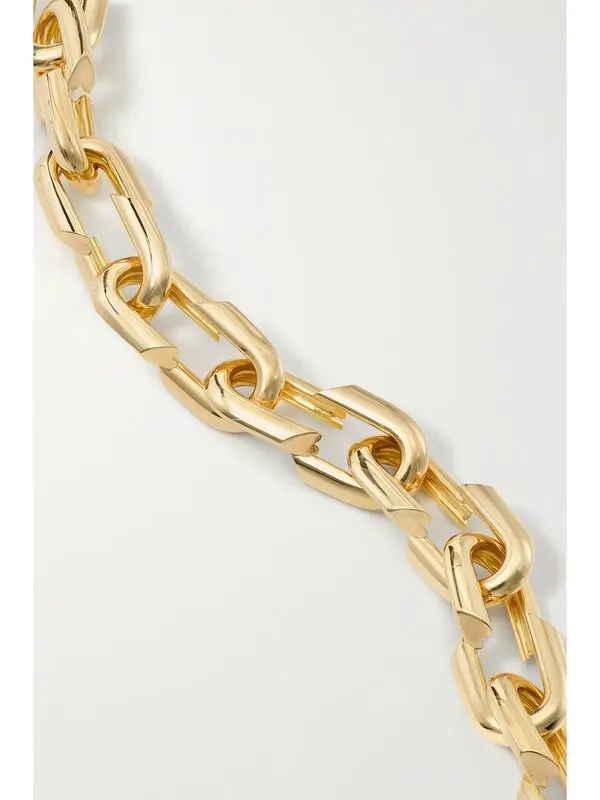 FOUNDRAE Medium Strong Hearts 18-karat Link Bracelet