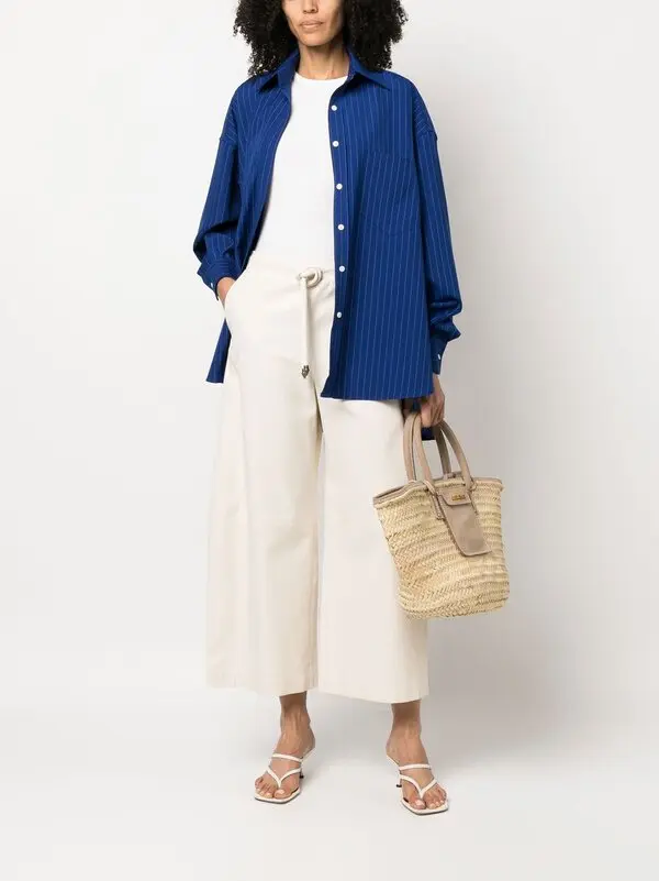 Zeus+dione Four-pocket Wide Leg Culottes