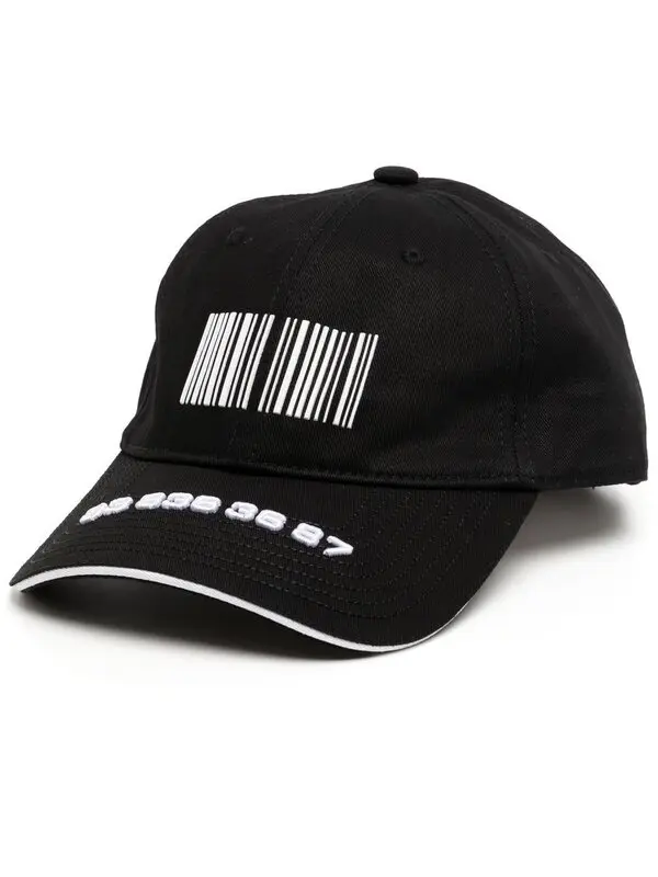 VTMNTS Barcode-print Baseball Cap - Black