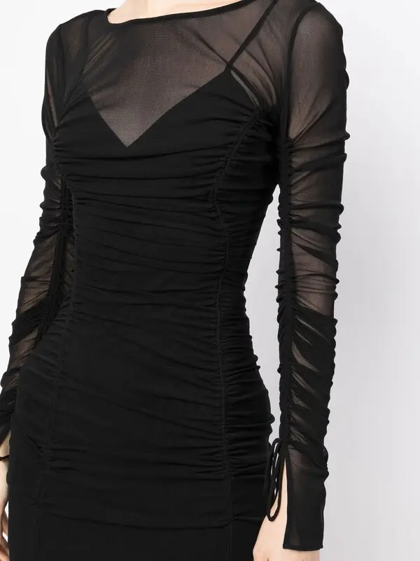 Diane Von Furstenberg Gathered-detail Midi Dress