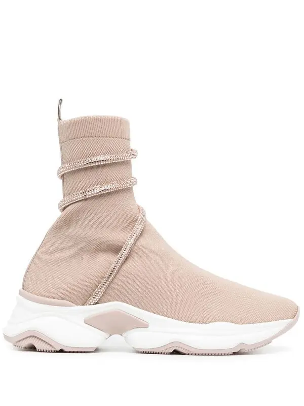 Rene Caovilla Strap-detail Slip-on Sneakers - Brown