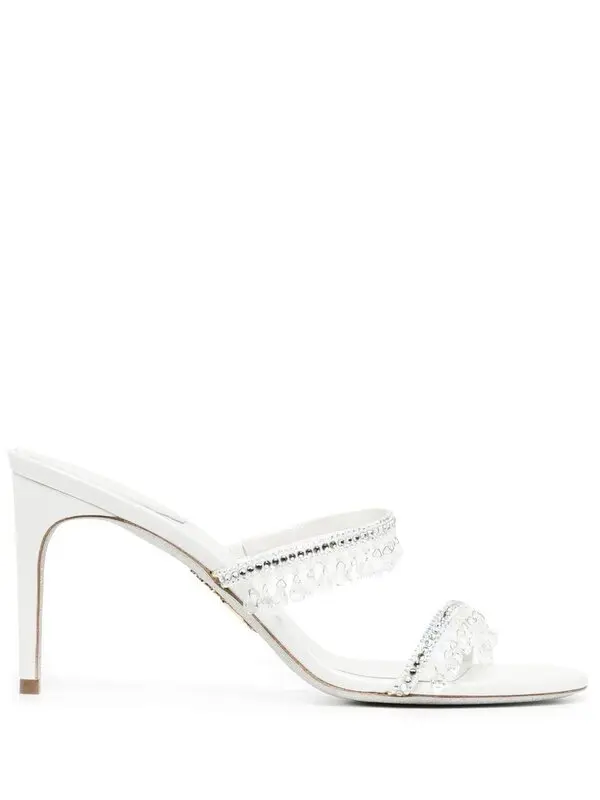 Rene Caovilla 85mm Crystal-strap Sandals