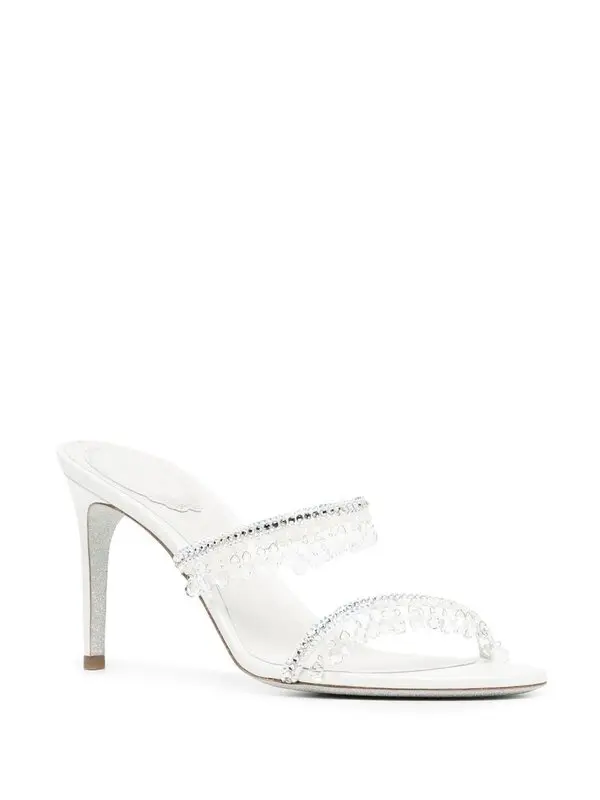 Rene Caovilla 85mm Crystal-strap Sandals