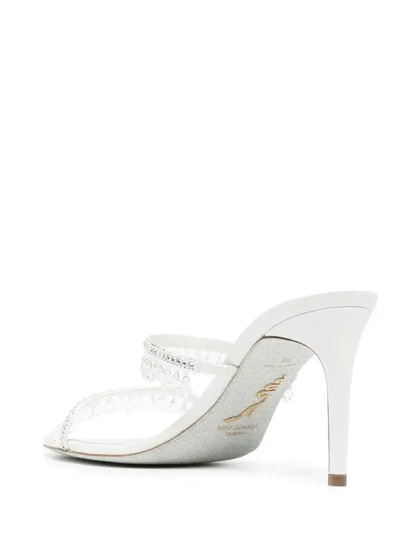 Rene Caovilla 85mm Crystal-strap Sandals