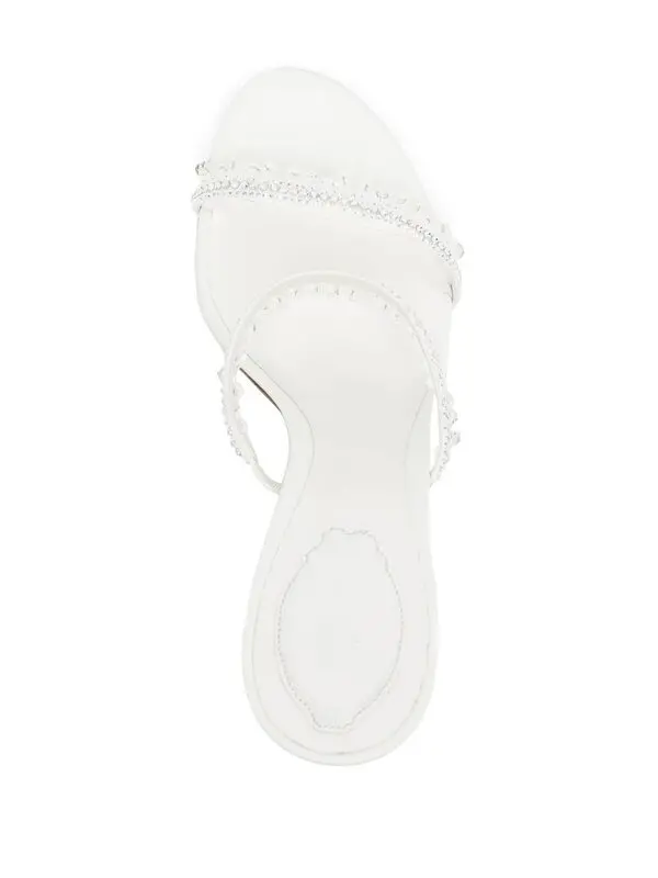 Rene Caovilla 85mm Crystal-strap Sandals