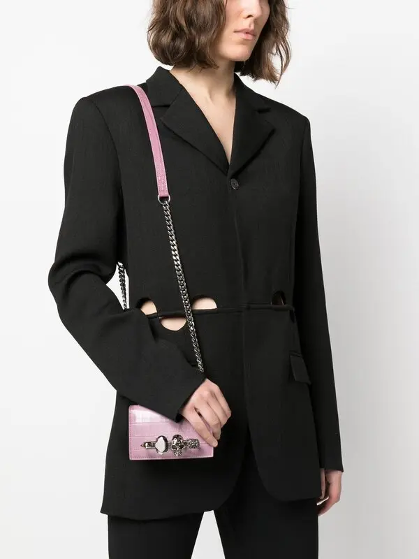 Alexander McQueen Four-ring Crossbody Bag