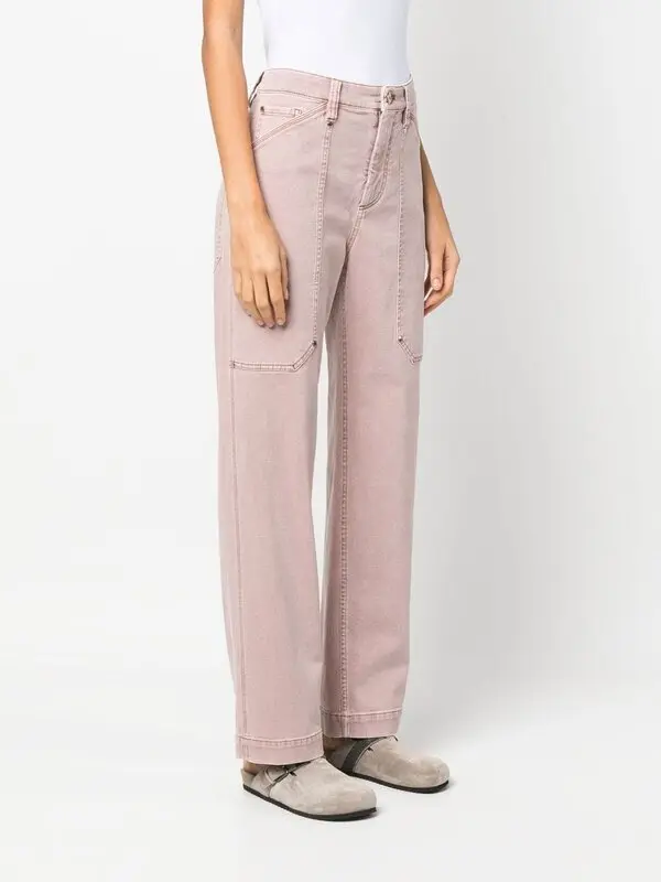 Brunello Cucinelli High-waisted Straight-leg Trousers