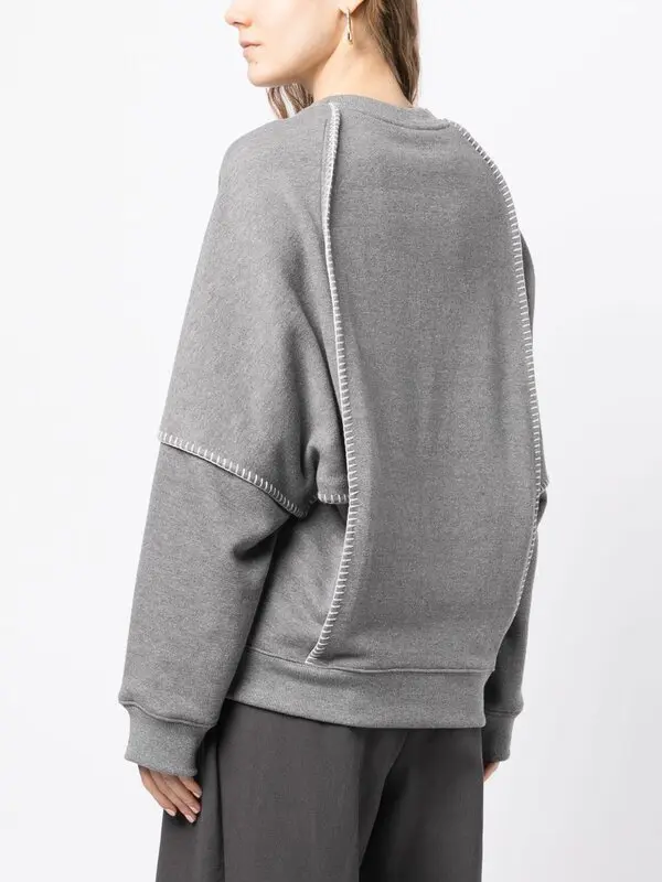 Goen.j Whipstitch Layered Sweatshirt